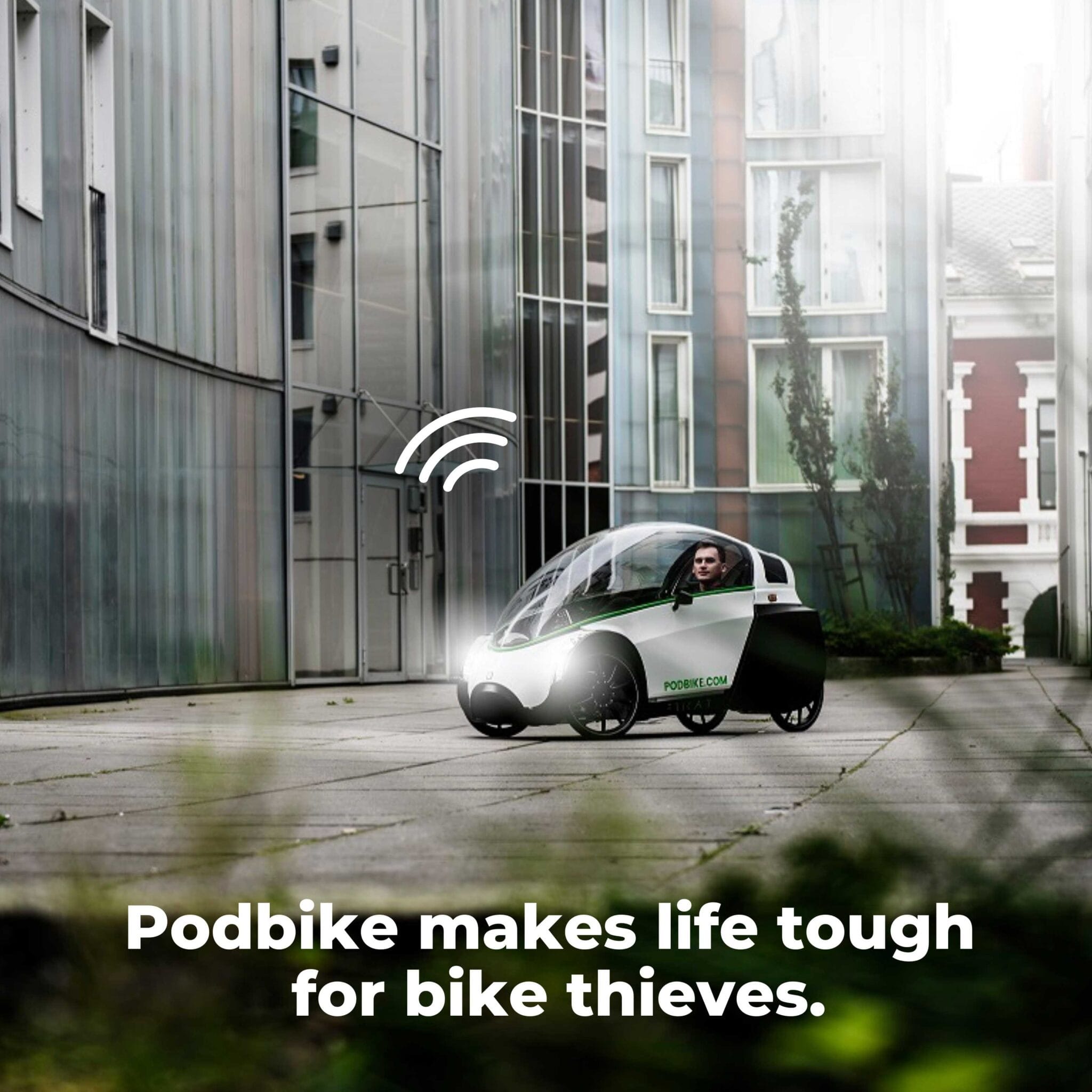 Podbike Makes Life Tough For Bike Thieves - BikeFinder
